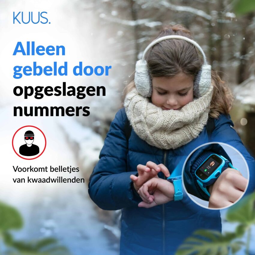 KUUS. W2 | Kinderhorloge met GPS tracker - KUUS.