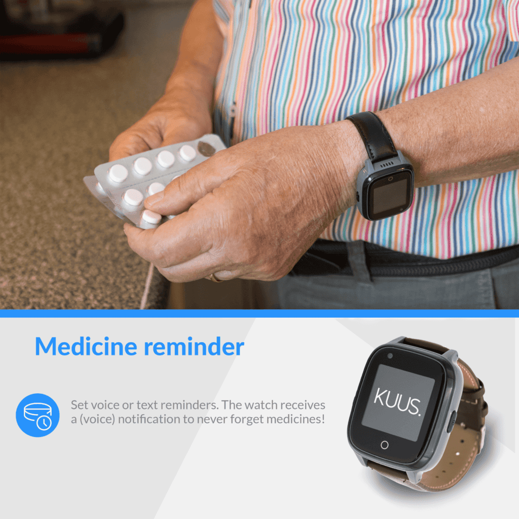 KUUS. S2 | Alarm Watch Without Subscription with Fall Detection